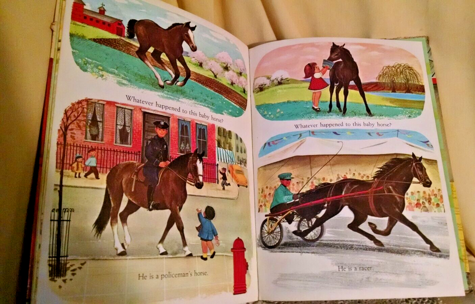 WHATEVER HAPPENS TO BABY HORSES BILL HALL GOLDEN BOOK 3RD 1967 VIRGINIA ...