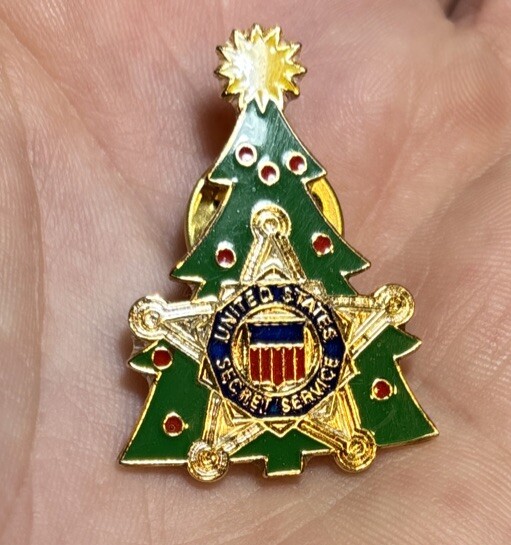 VTG United States Secret Service Law Enforcement Police Holiday Lapel ...