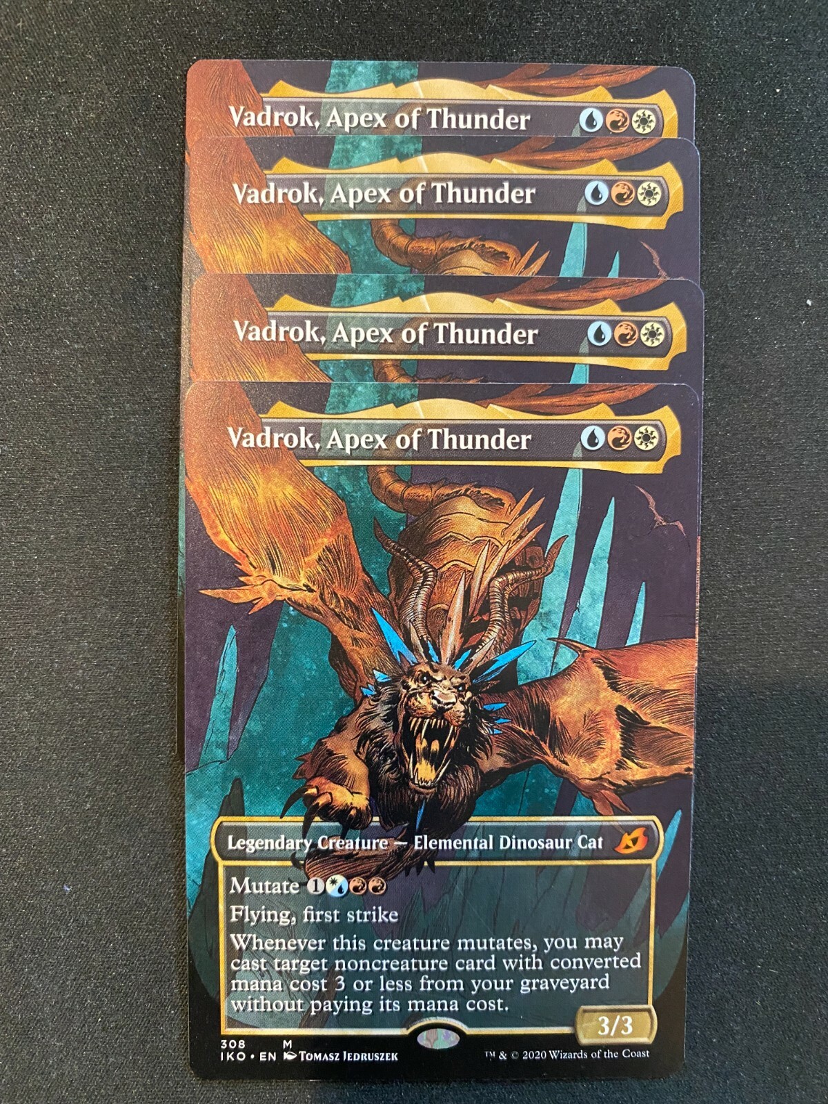 MTG Ikoria Lair of Behemoths Vadrok Apex of Thunder Showcase x 4 | eBay