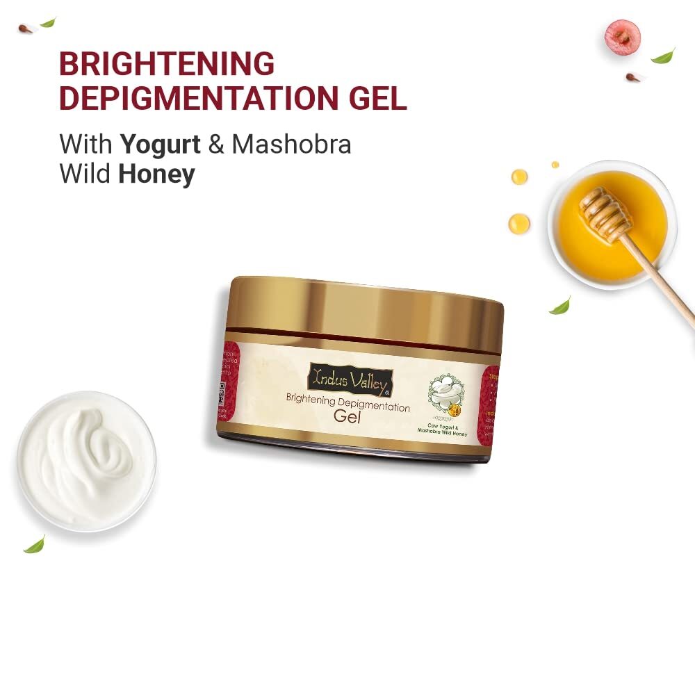 Indus Valley Brightening Depigmentation Gel Cow Yogurt and Honey 50 ml ...