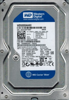 Western Digital WD5000AAKX-753CA0 500GB DCM: HGRNHT2CHN | eBay