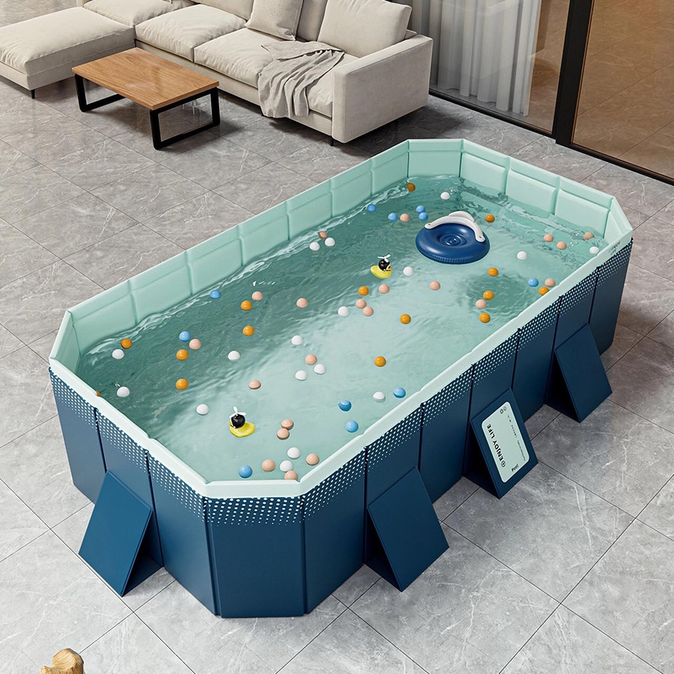 Outdoor Swimming Pool Hard Plastic Shell Kid Pool for Backyard Dog ...
