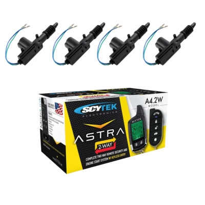 Scytek A4.2W Remote Engine Starter Car Alarm Security System Door Lock ...