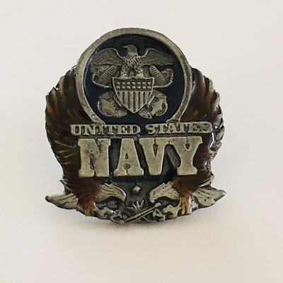 United States Navy Corps USN Enamel Pewter Siskiyou Lapel Pin | eBay