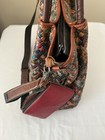Large Multi Color Real Leather AMERI LEATHER Handbag. | eBay