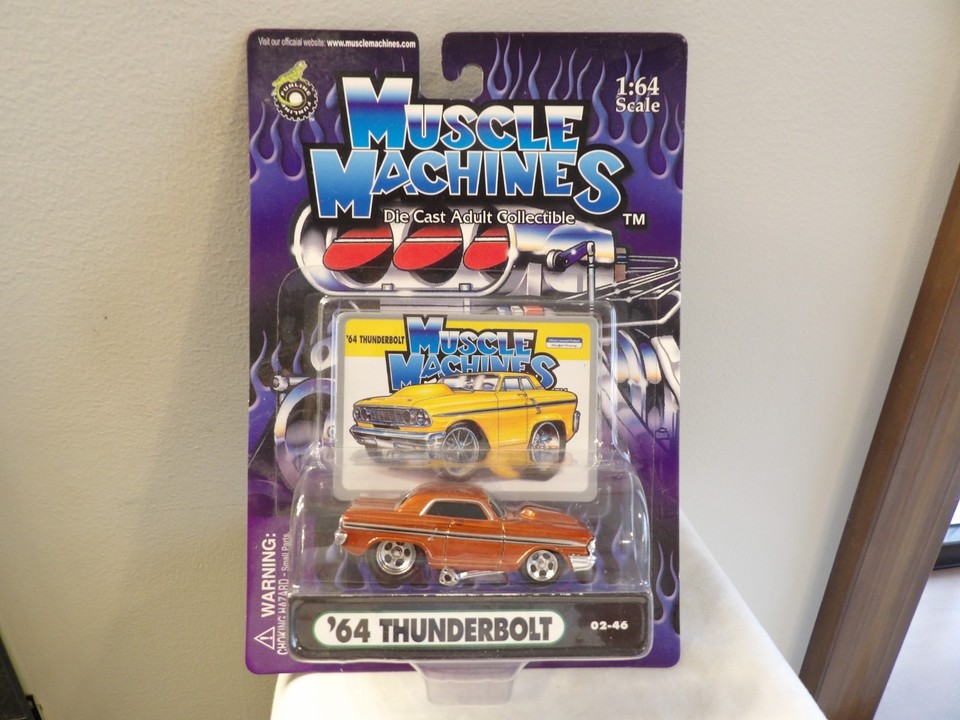 1964 FORD THUNDERBOLT 2002 FUNLINE MERCHANDISE INC. MUSCLE MACHINES 1: ...