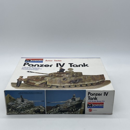1972 Monogram Armor Series Panzer IV Tank Model Kit | eBay