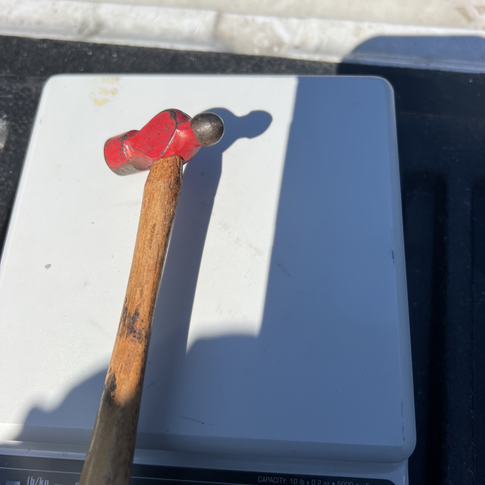 Vintag MAC TOOLS Ball Peen Hammer Metal Auto Body Work Tool Marked MAC ...