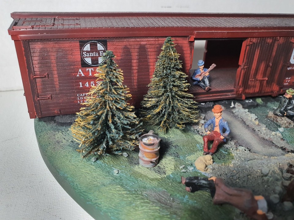 O Scale Train Yard Track Side Scene for Your Train Layout | eBay