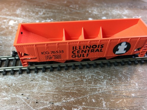 Model Power Illinois Central Gulf 4 Bay Open Hopper ICG 76535 N Scale ...