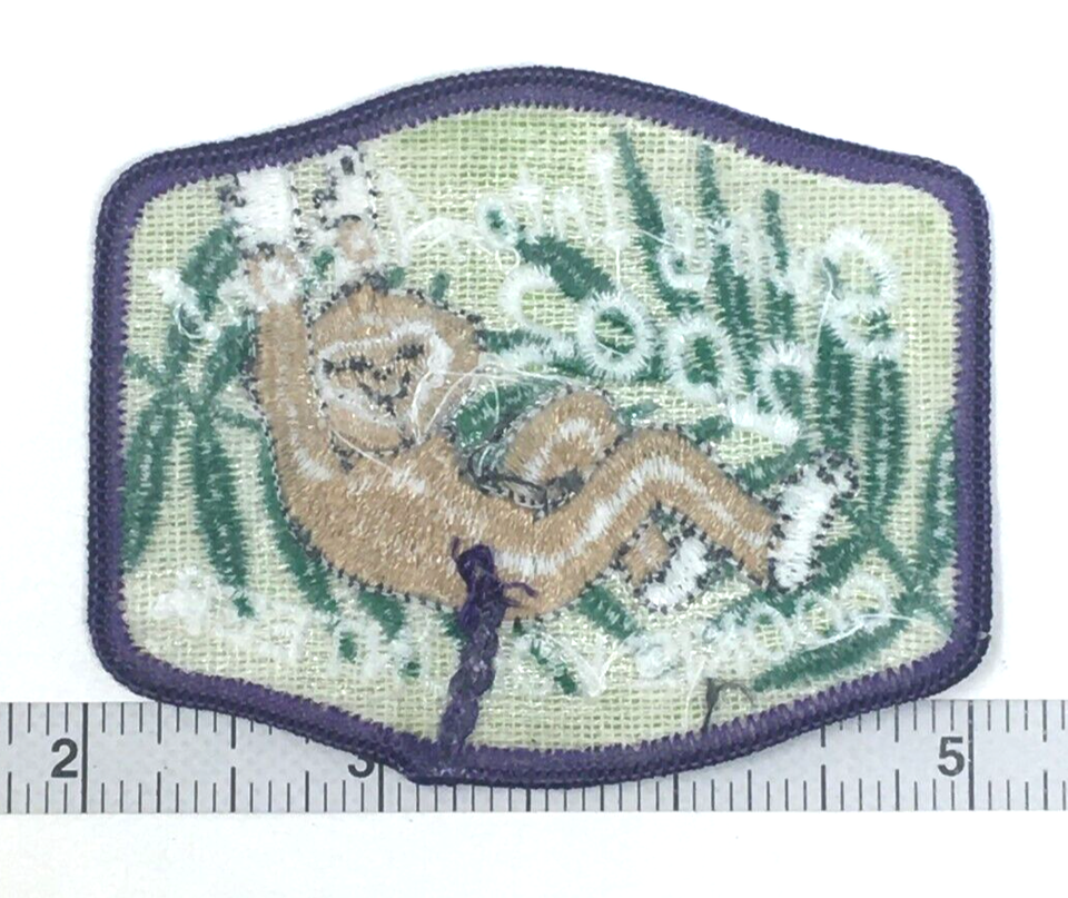 PATCH GSA Girl Scouts Swing Into Action 2002 Cookie Volunteer Monkey ...