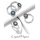 Captive Ball Ring - Cartilage Lip Tragus Top Upper Ear Earring Nipple ...
