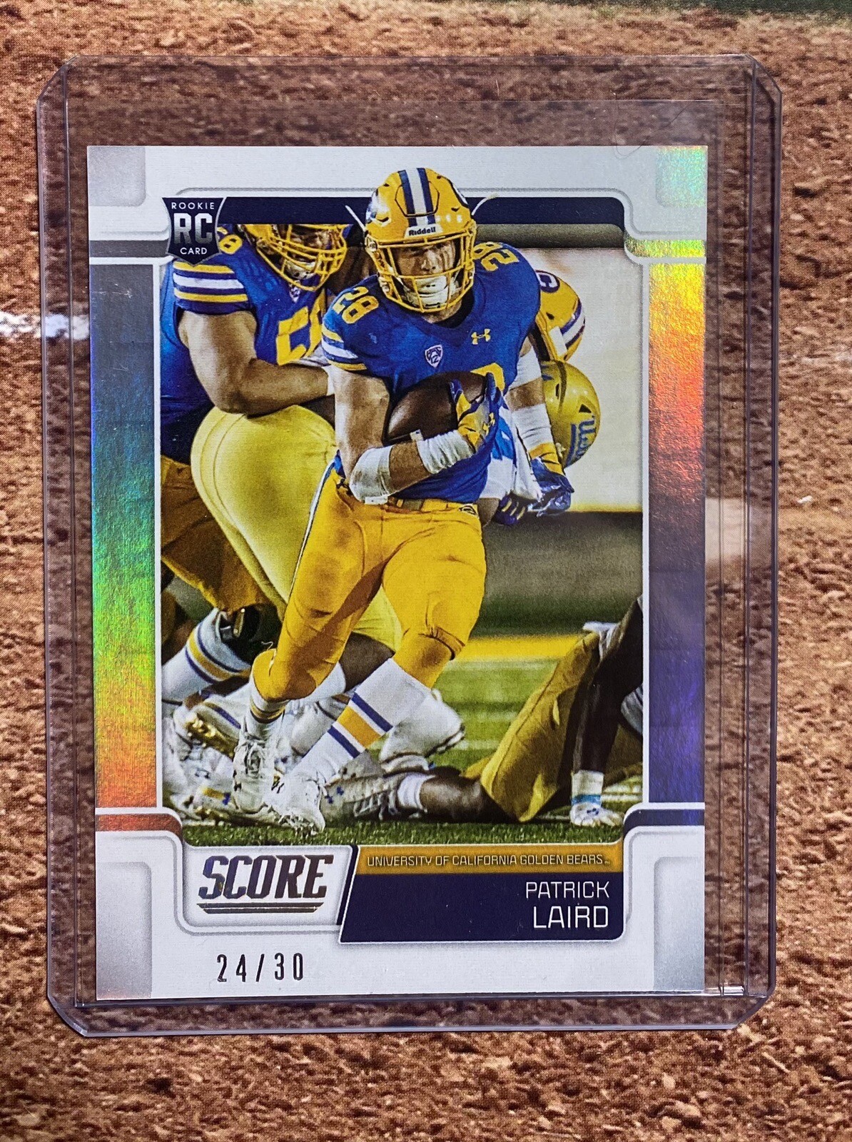Patrick Laird 2019 Score RC 30th Anniversary #439 /30 Cal Golden Bears ...