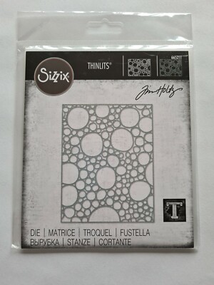 SIZZIX THINLITS DIES BUBBLING BY TIM HOLTZ BNIP *LOOK* | eBay UK