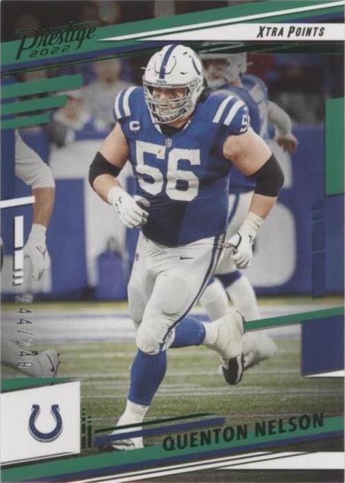 2022 Panini Prestige - Quenton Nelson #126 Xtra Points Green /249 for ...