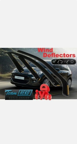 Citroën C3 II 2009 - 2016 5.Door Wind Deflectors 4.PC Team HEKO | eBay UK