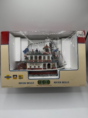 LEMAX RIVER BELLE Vintage boat village 45036 No Lights Or Music Boat ...
