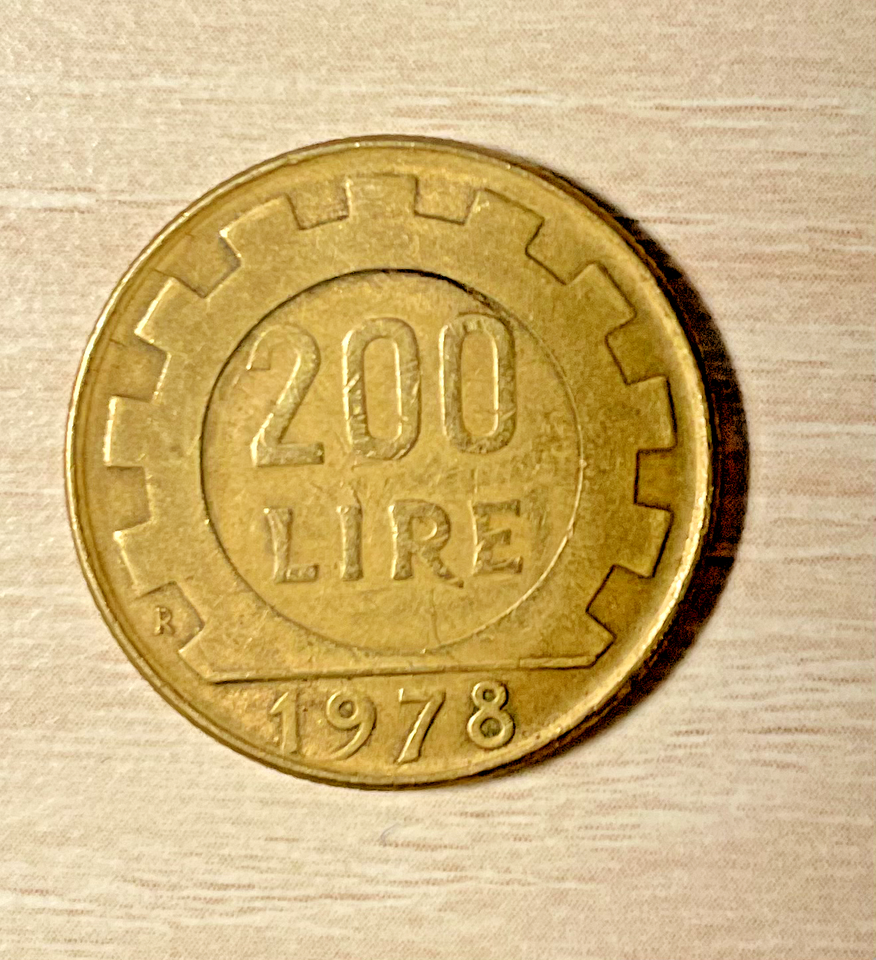 Italy 200 Lire 1978 – REPUBBLICA ITALIANA – Nice Circulated Condition ...