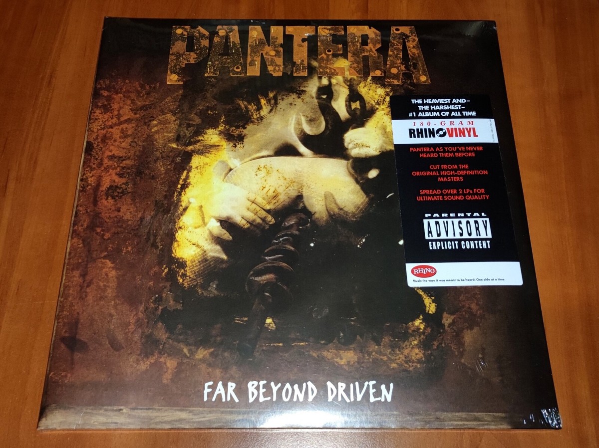Far Beyond Driven Album Cover PANTERA FAR BEYOND DRIVEN 2x LP *RARE*