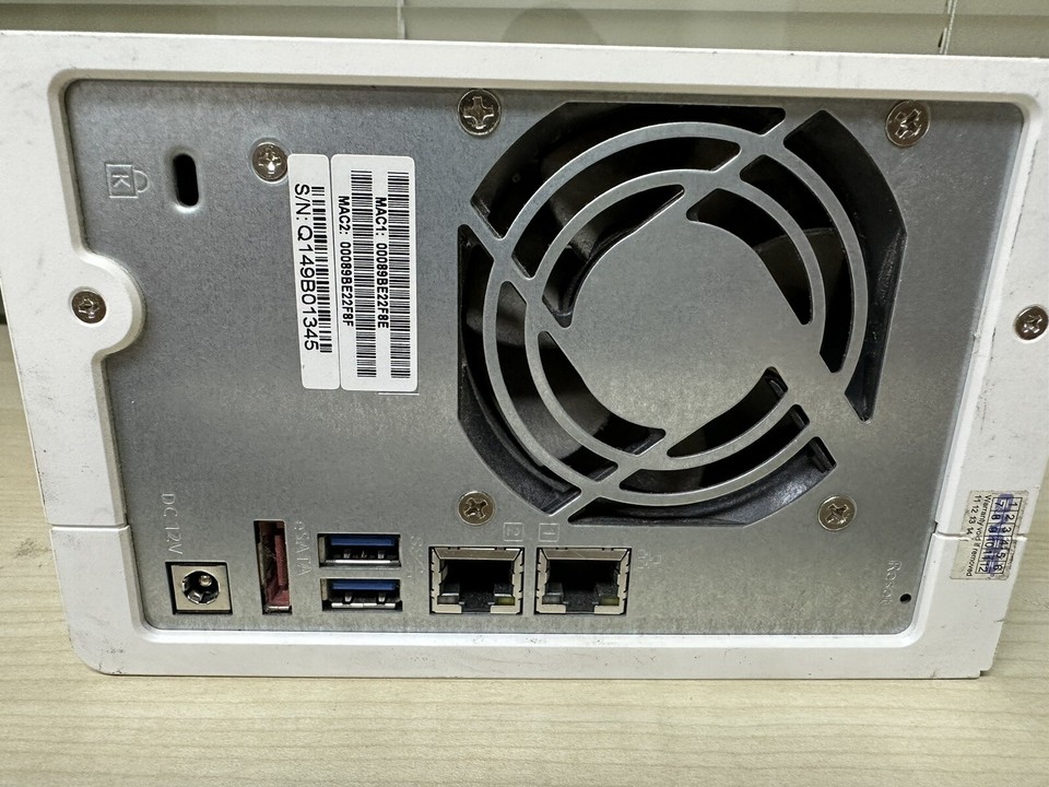 QNAP TS-231 Bay Network Attached Storage NAS Enclosure (No PSU OR HDD ...