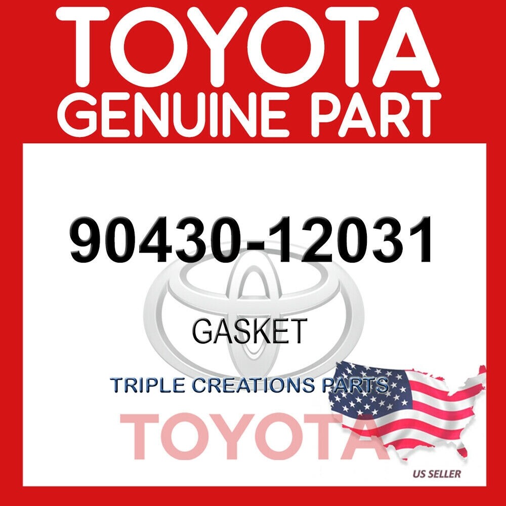 Genuine Toyota 9043012031 Gasket (For Oil Pan Drain Plug) 90430-12031 ...