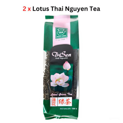 2 x Lotus Thai Nguyen Tea Vietnamese Phuc Long Herbal Tea Brand 100g ...