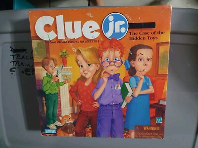 Clue Jr Board Game The Case of the Hidden Toys Parker Brothers 1998 | eBay