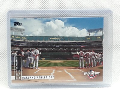 2020 Topps Opening Day Baseball - Opening Day In Oakland - Oakland ...