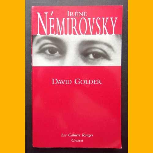 Les Cahiers Rouges DAVID GOLDER roman Irène Némirovsky 2006 | eBay