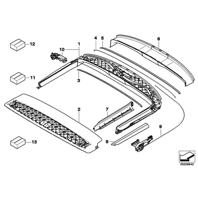 Original Mini 54342758084 - Verkleidung Kassette hinten | eBay