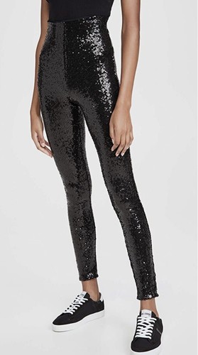 NEW Commando High Waist Sequin Leggings - Black - XL | eBay