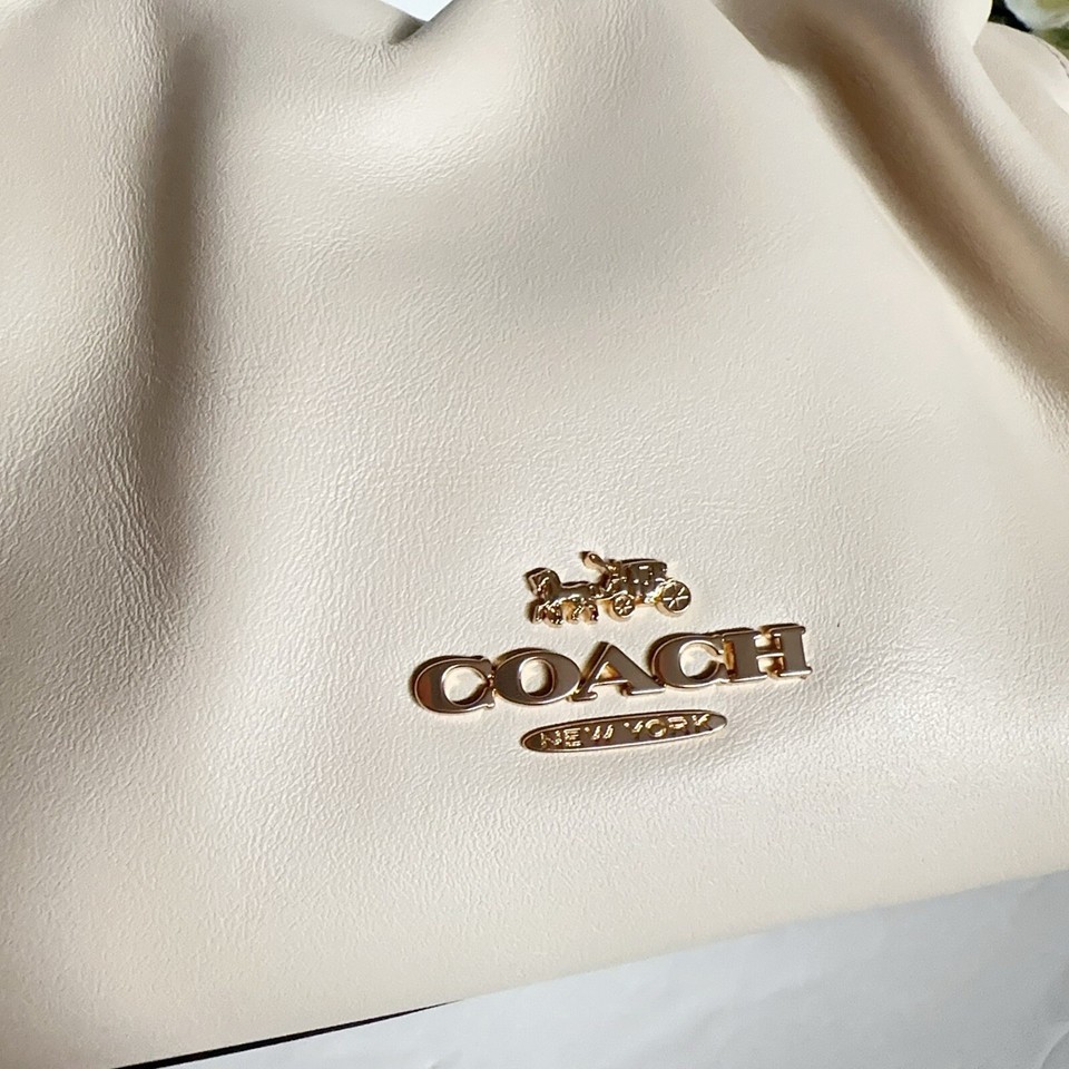 NWT Coach Faye Shoulder Bag With Ruching CV529 | eBay