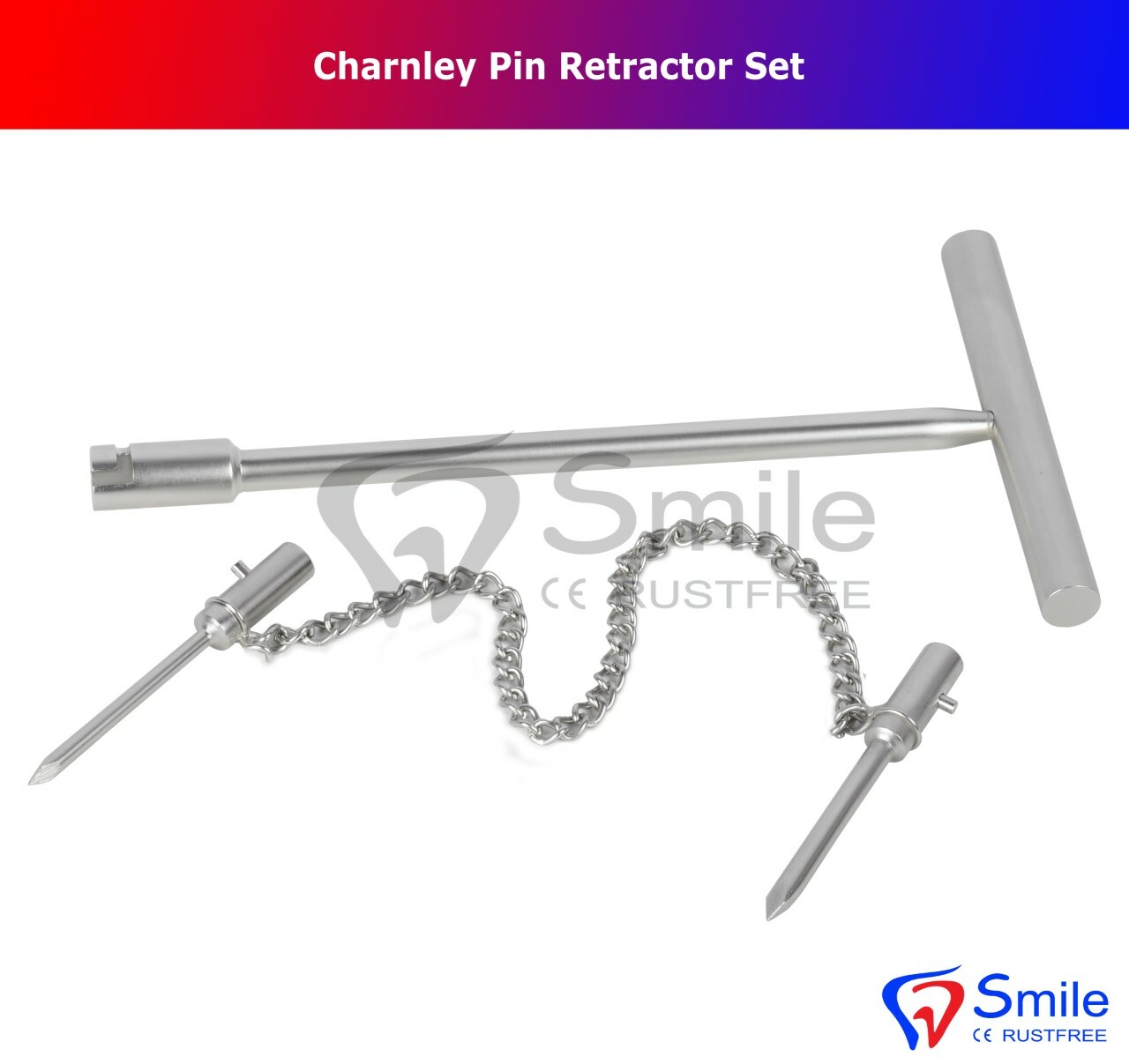 Charnley Pin Retractor Set Surgical Veterinary Smile U.K Orthopaedic ...