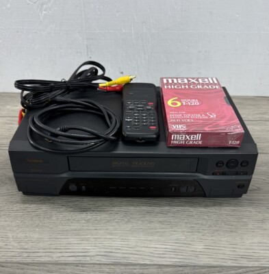 Symphonic SL2820 VCR With Remote VHS Player Tape Recorder Combo Tested ...