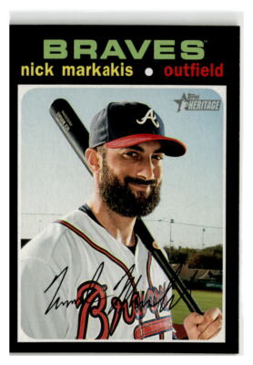 2020 Topps Heritage #100 Nick Markakis | eBay