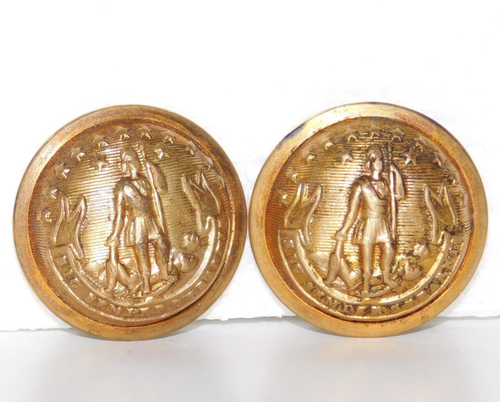 Civil War Virginia State Seal Confederate US Military Officers Uniform ...