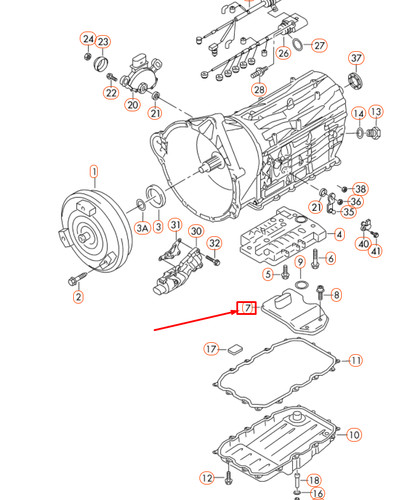 NEW AUDI Q7 4L TRANSMISSION OIL STRAINER 0C8325435 OEM | eBay