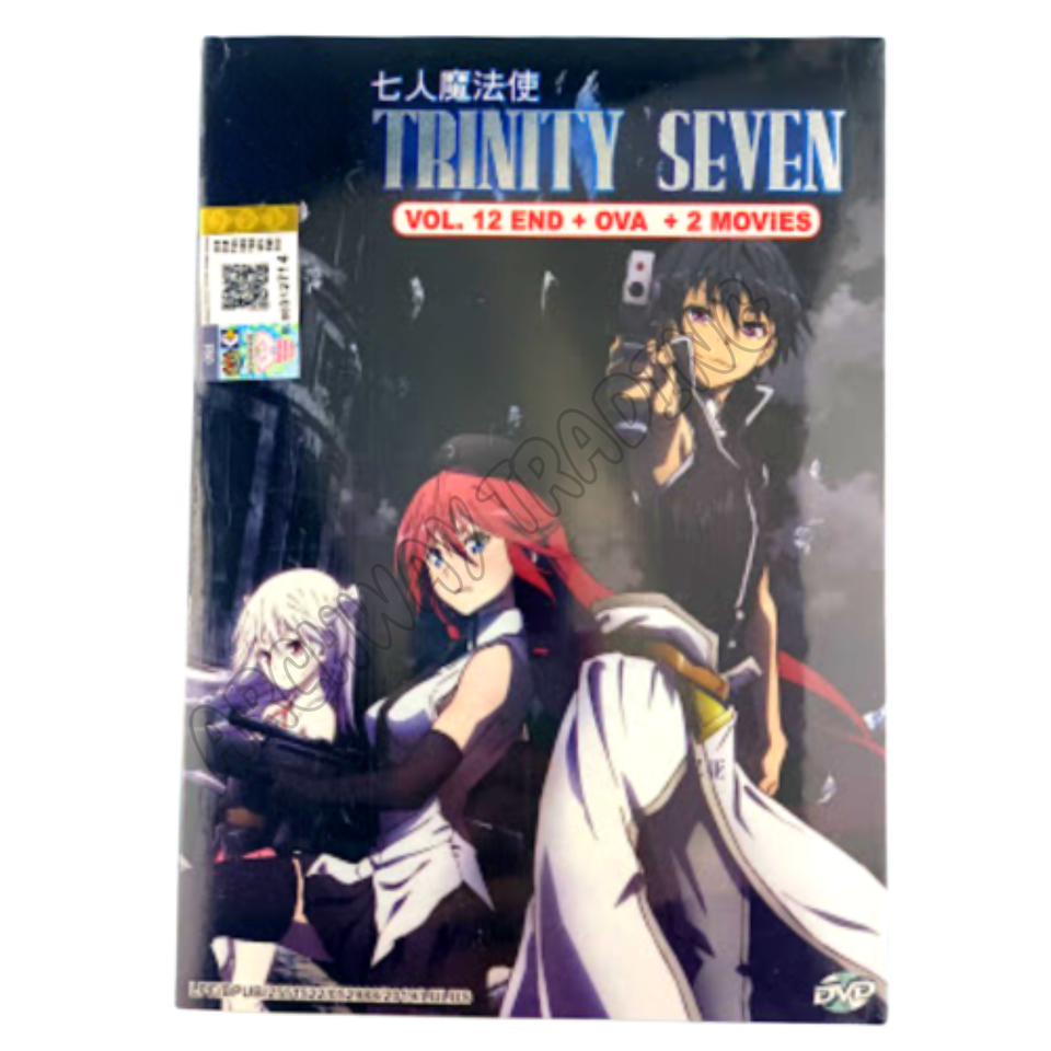 TRINITY SEVEN Complete TV Series DVD English Dubbed Region Free Sealed ...