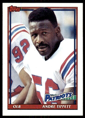 1991 Topps Andre Tippett New England Patriots #617 | eBay