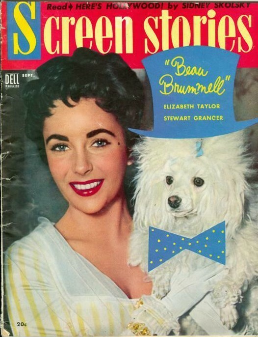 1954 Screen Stories Magazine: Elizabeth Taylor in Beau Brummell/Stan ...