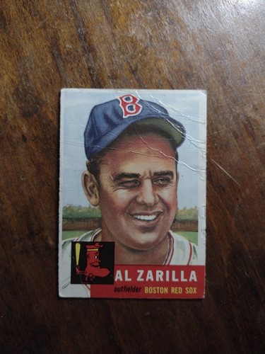 1953 Topps #181 Al Zarilla Boston Red Sox Low Grade | eBay