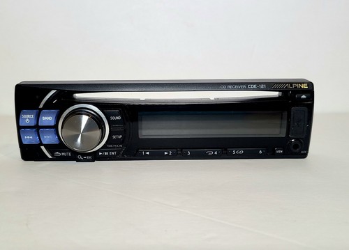 Alpine CDE-121 Car Stereo CD Player USB Aux Faceplate & Case Working ...