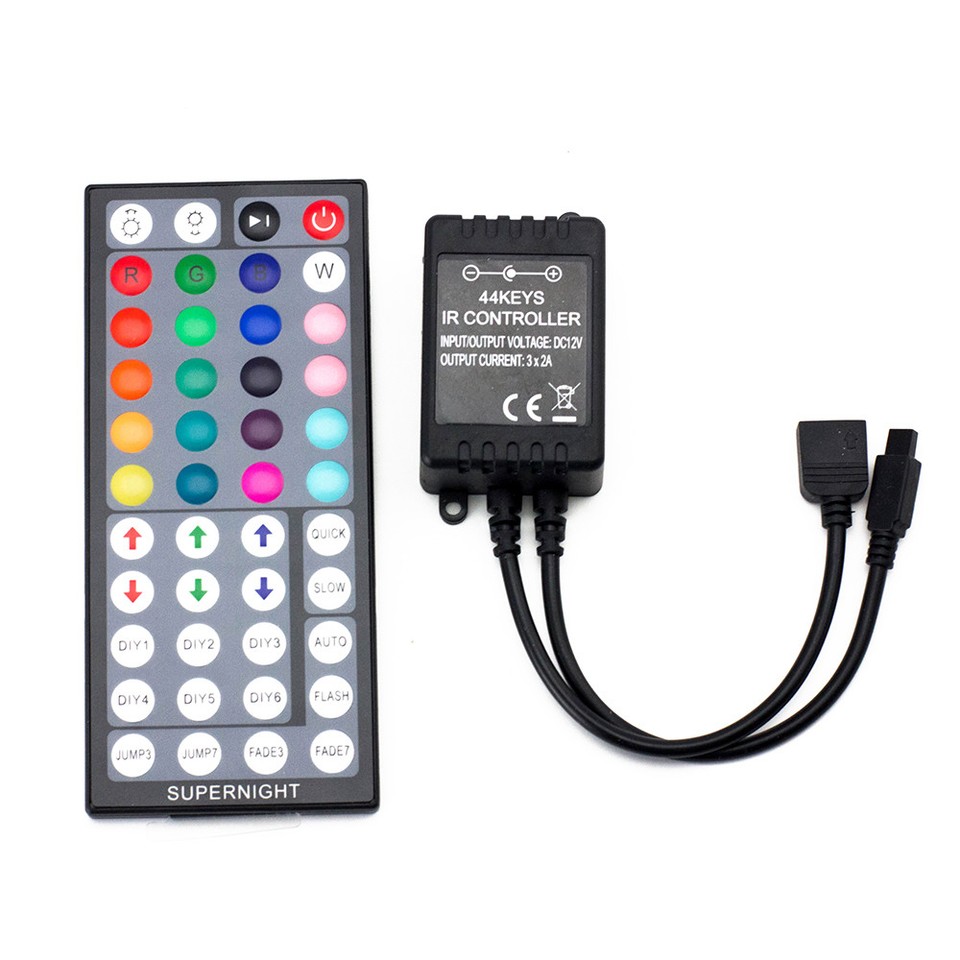 20/24/44Key IR/RF/WiFi/Bluetooth Controller Music Remote for RGB LED ...