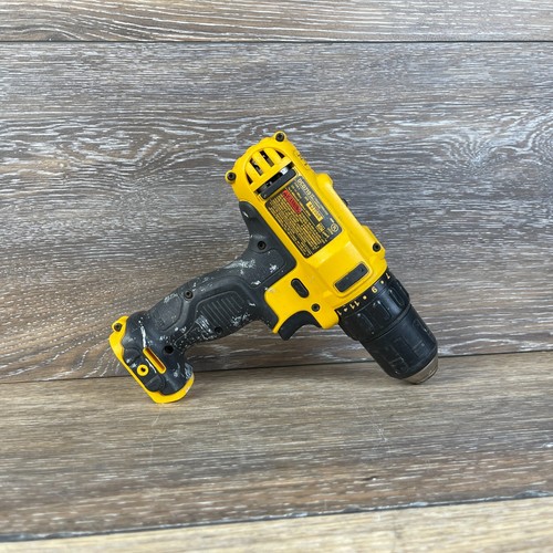 Dewalt DCD710 Yellow & Black 12-Volt Max 3/8-inch Cordless Drill Driver ...