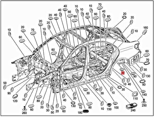 Genuine MERCEDES Amg GT Roadster Cla Cls Gl Gla Glc Gle Stop plug ...
