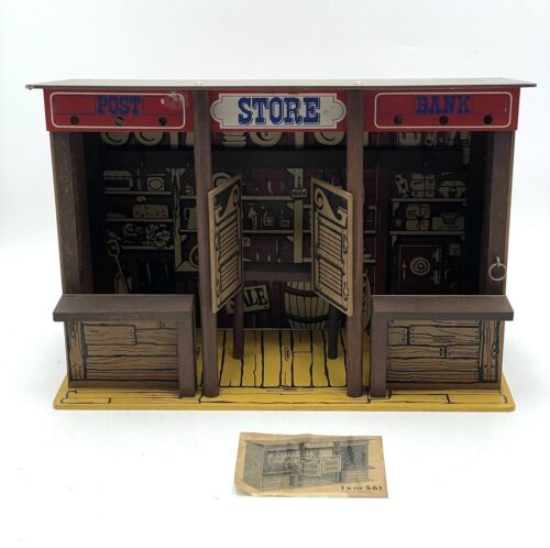 Vintage 70's Marx Gabriel Lone Ranger SIO WESTERN STORE DODGE CITY NEW ...