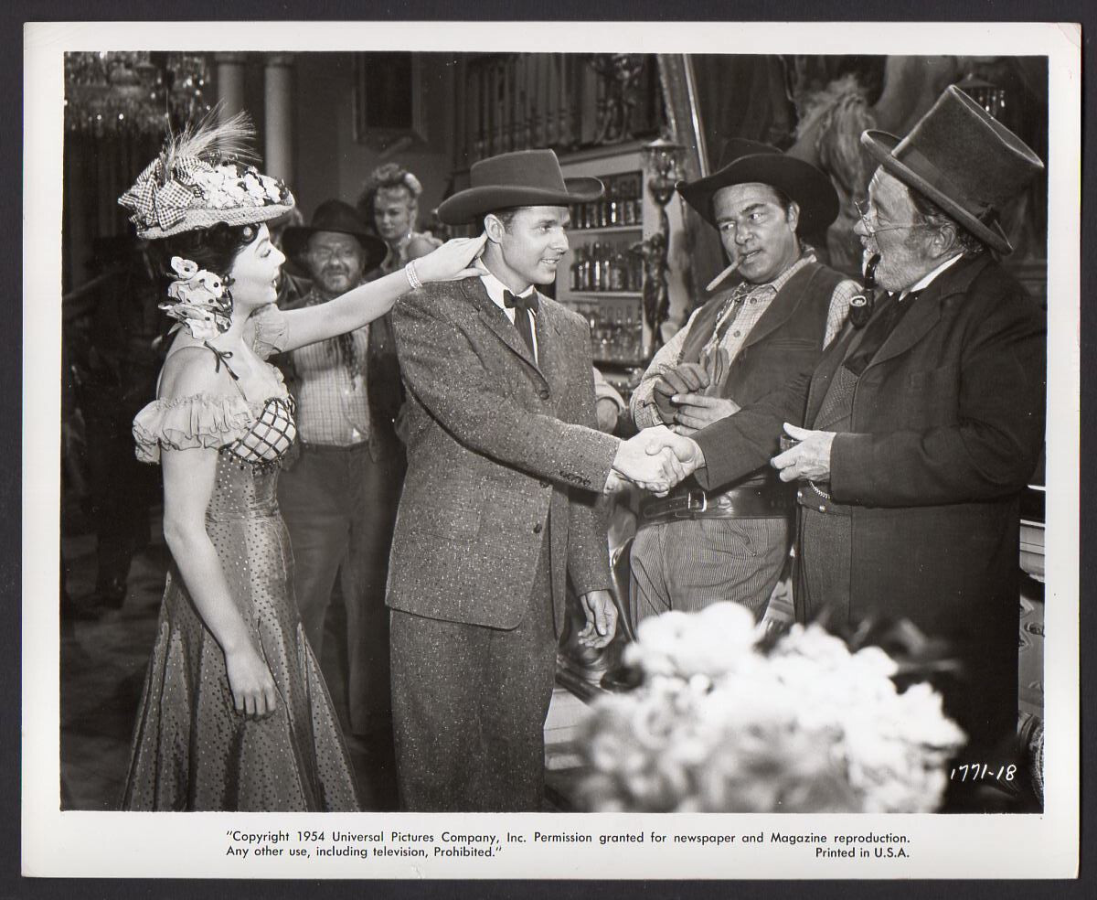 Mari Blanchard AUDIE MURPHY Edgar Buchanan in DESTRY 1954 Westen film ...
