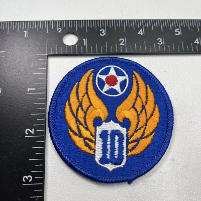 US ARMY 10TH AIR FORCE Repro. Patch (Recent Make, Not That Old) B042 | eBay