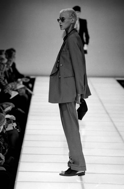 Eve Salvail model in a Emporio Armani fashion show 1993 Old Photo 3 | eBay