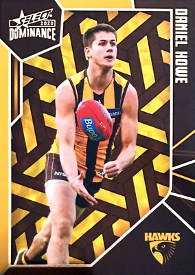 2020 AFL SELECT DOMINANCE DANIEL HOWE HAWTHORN HAWKS PARALLEL CARD 161/ ...